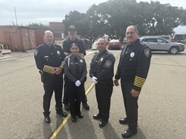 Lompoc PD congratulates Claudia Dominguez and Steven Heisler
