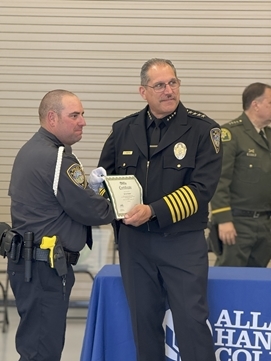 Lompoc PD congratulates Claudia Dominguez and Steven Heisler